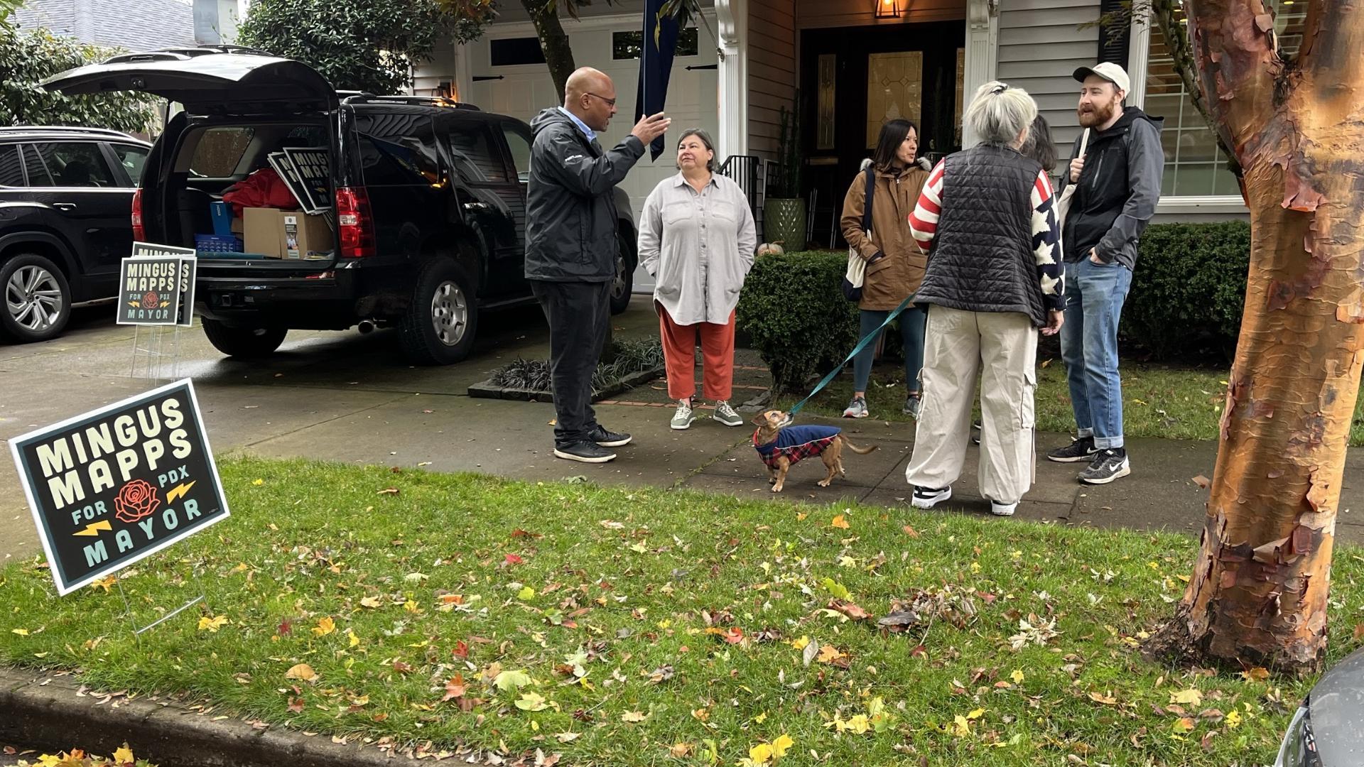 Portland mayoral candidates hit the campaign trail | kgw.com