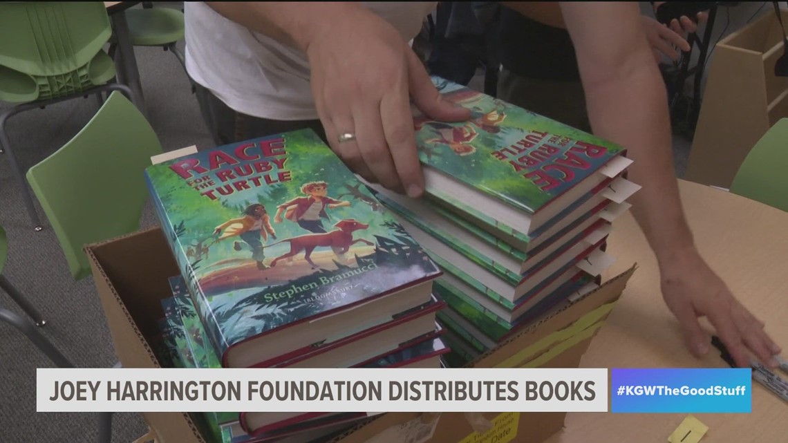 Foundation brings Portland-born author to local school, handing out ...
