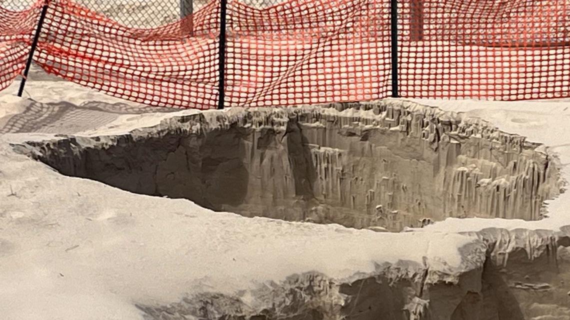 Second sinkhole forms at Cape Kiwanda | kgw.com