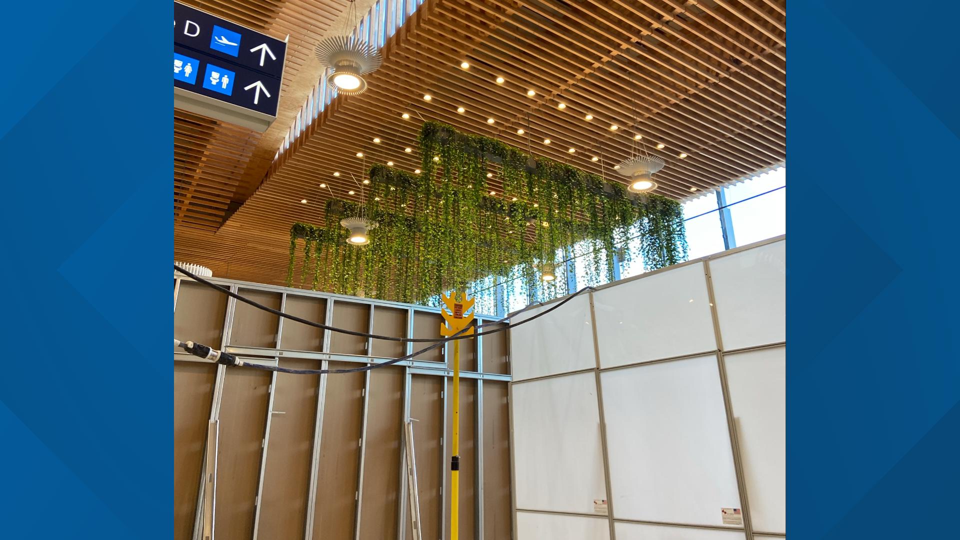 Take a sneak peek inside PDX as the main terminal's final phase nears ...