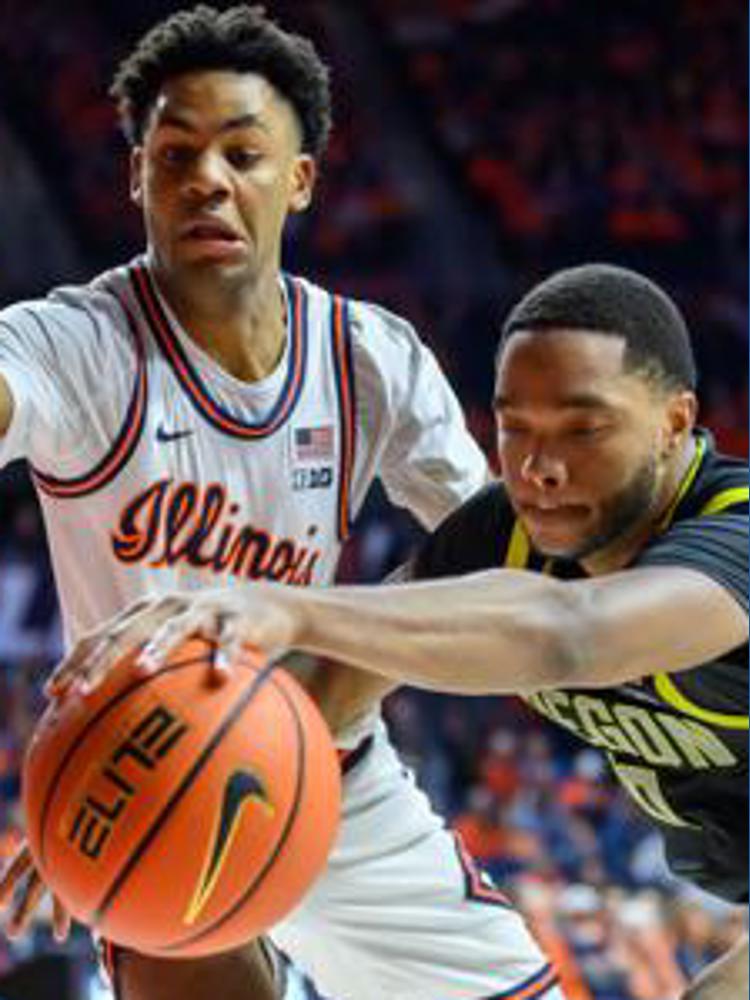 Andrej Stojakovic scores 21 points, No. 11 Illinois beats Oregon 80-54 ...