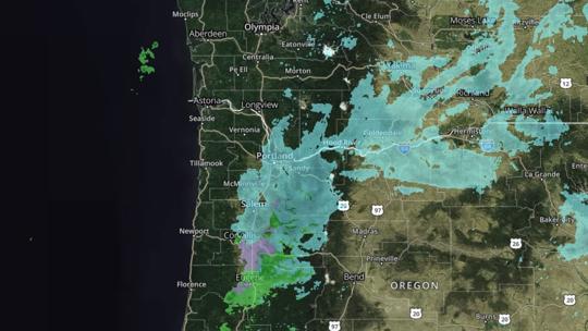 Portland snow | Interactive radar for the Portland metro area | kgw.com