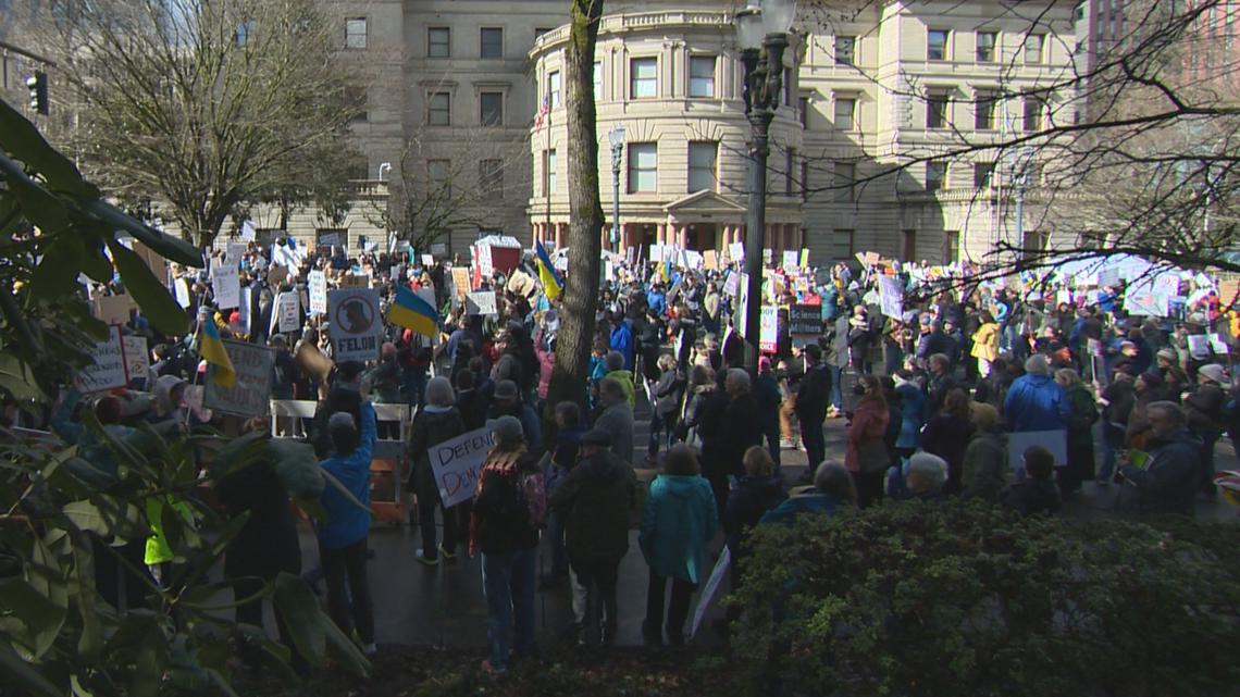Political rallies and protests planned Tuesday across northwest Oregon ...