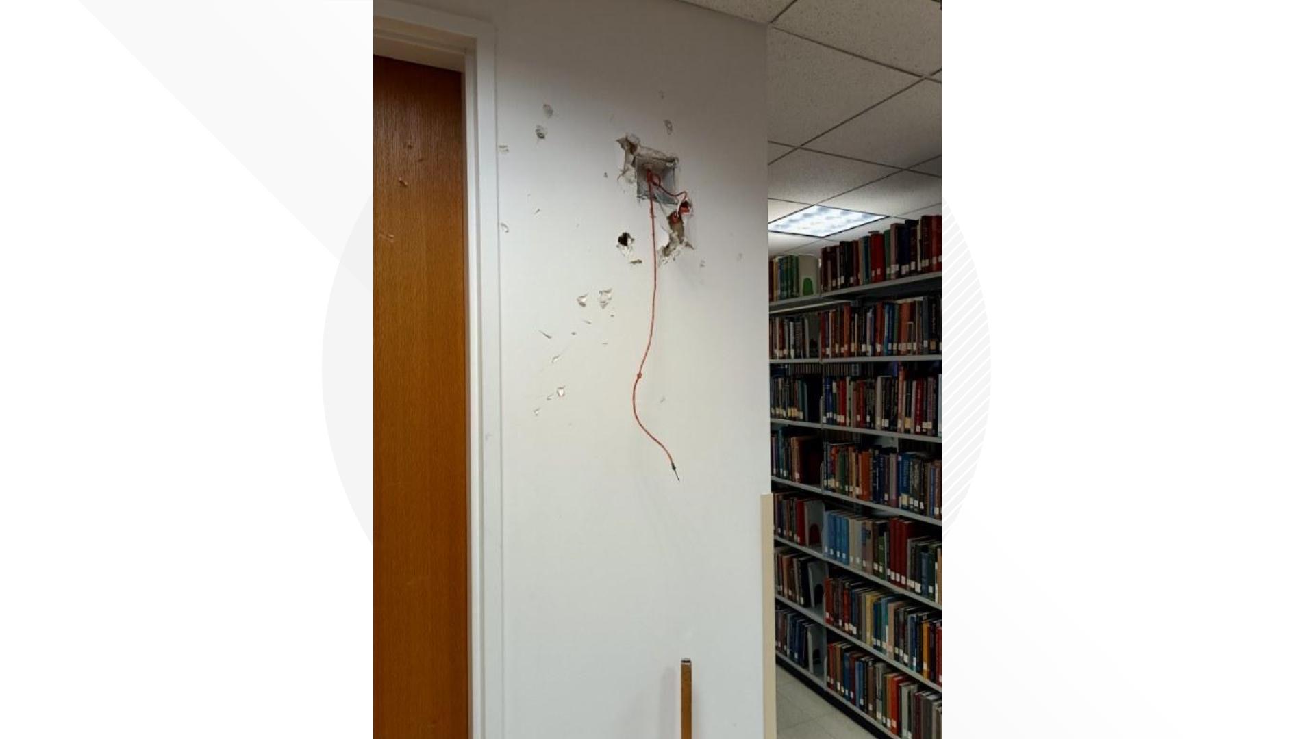 Photos: Damage visible in protester-occupied PSU library | kgw.com