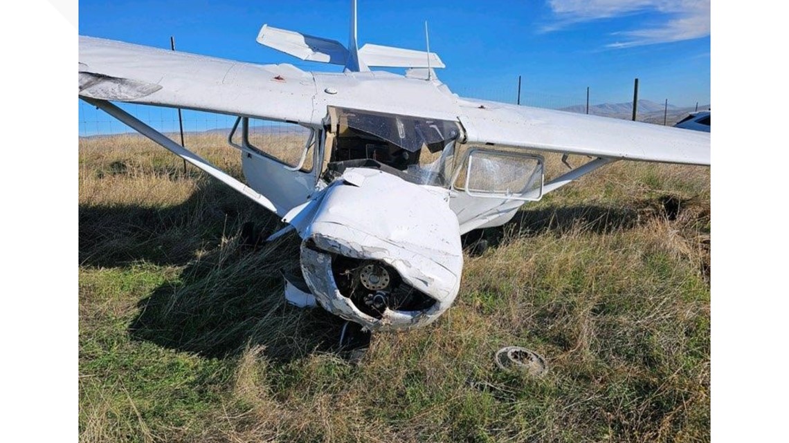 Plane crash in The Dalles causes small brush fire | kgw.com