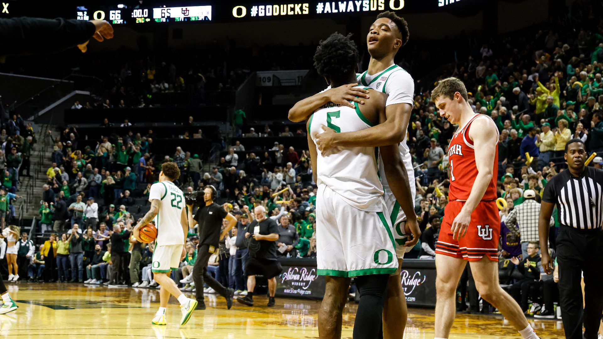 N’Faly Dante helps Oregon Ducks beat Utah | kgw.com