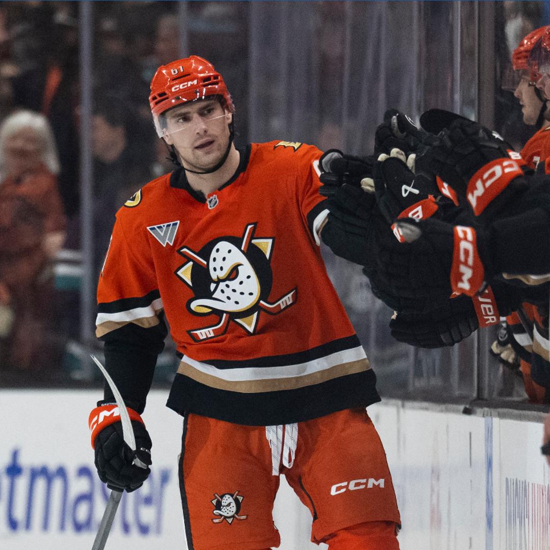 Gauthier gets 25th goal and surging Ducks beat Kraken 4-2 to move ...