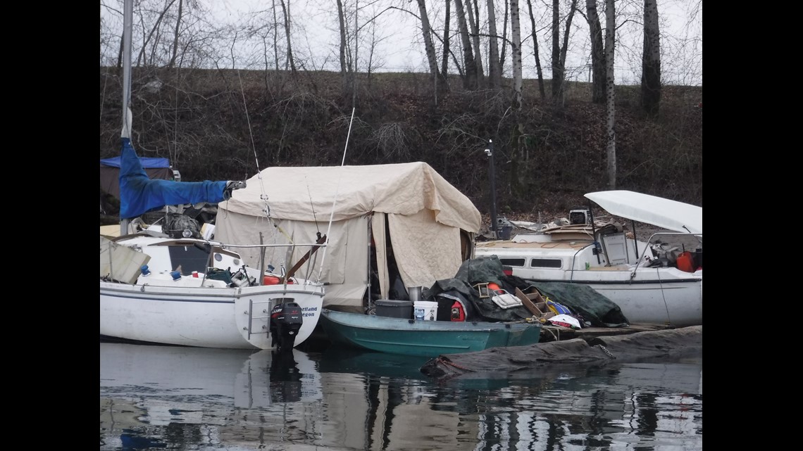 Transient boats now populating, sinking in Columbia River | kgw.com