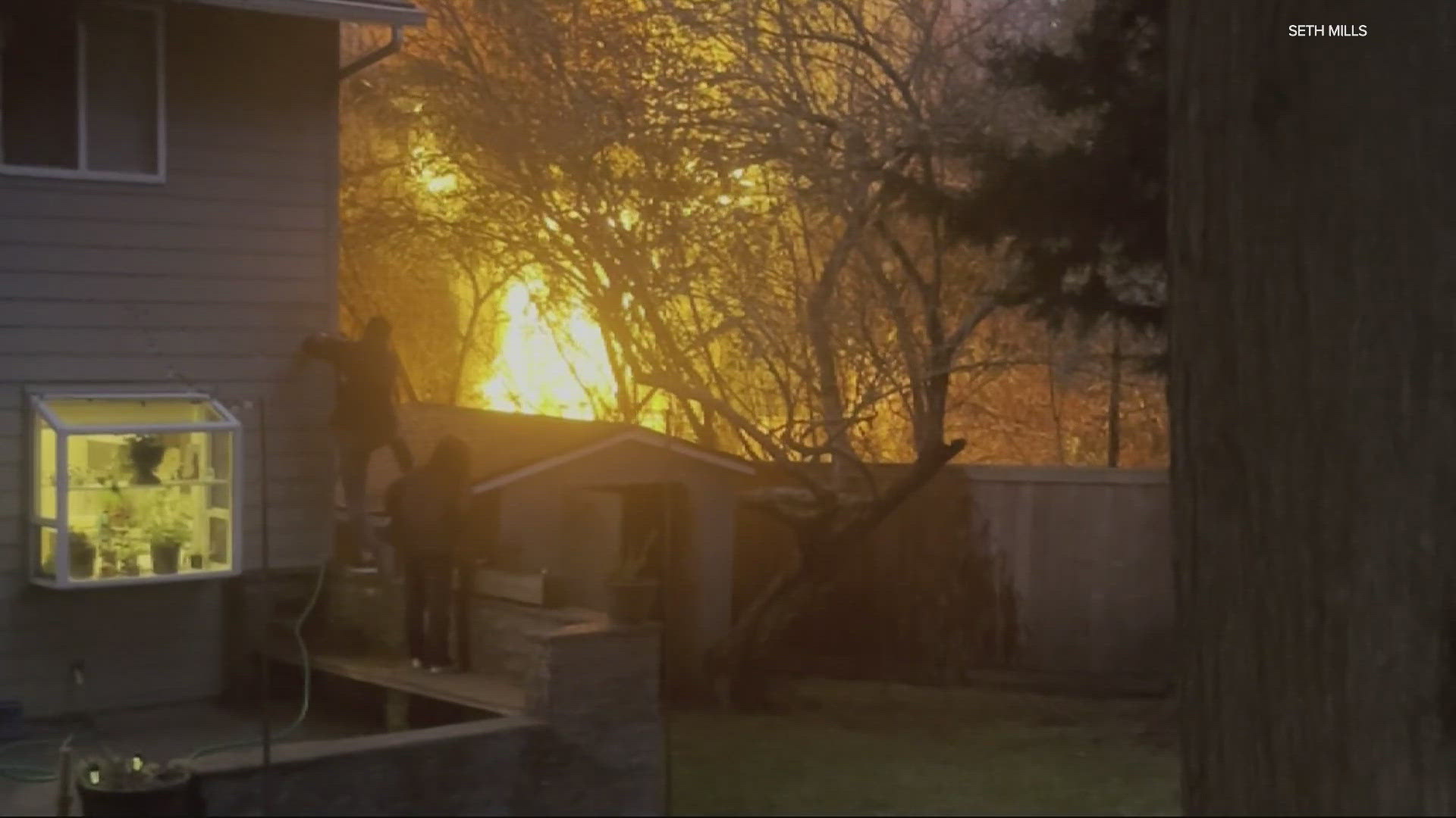 Video: Large house fire in unincorporated Washington County | kgw.com