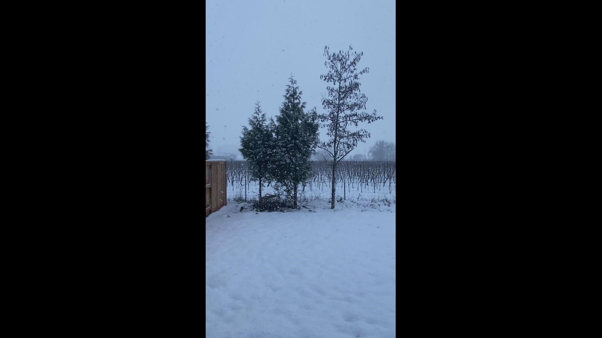 Sunday brings first round of snow for Portland | kgw.com