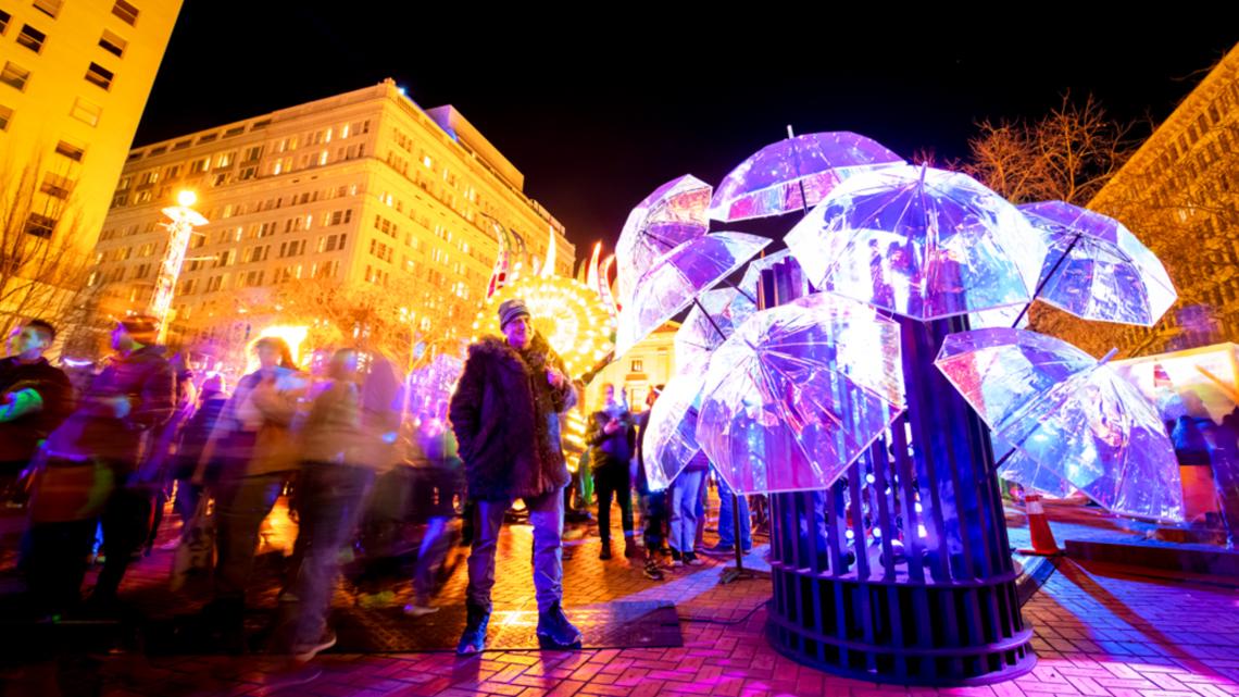 Portland Winter Light Festival kicks off Friday night | kgw.com