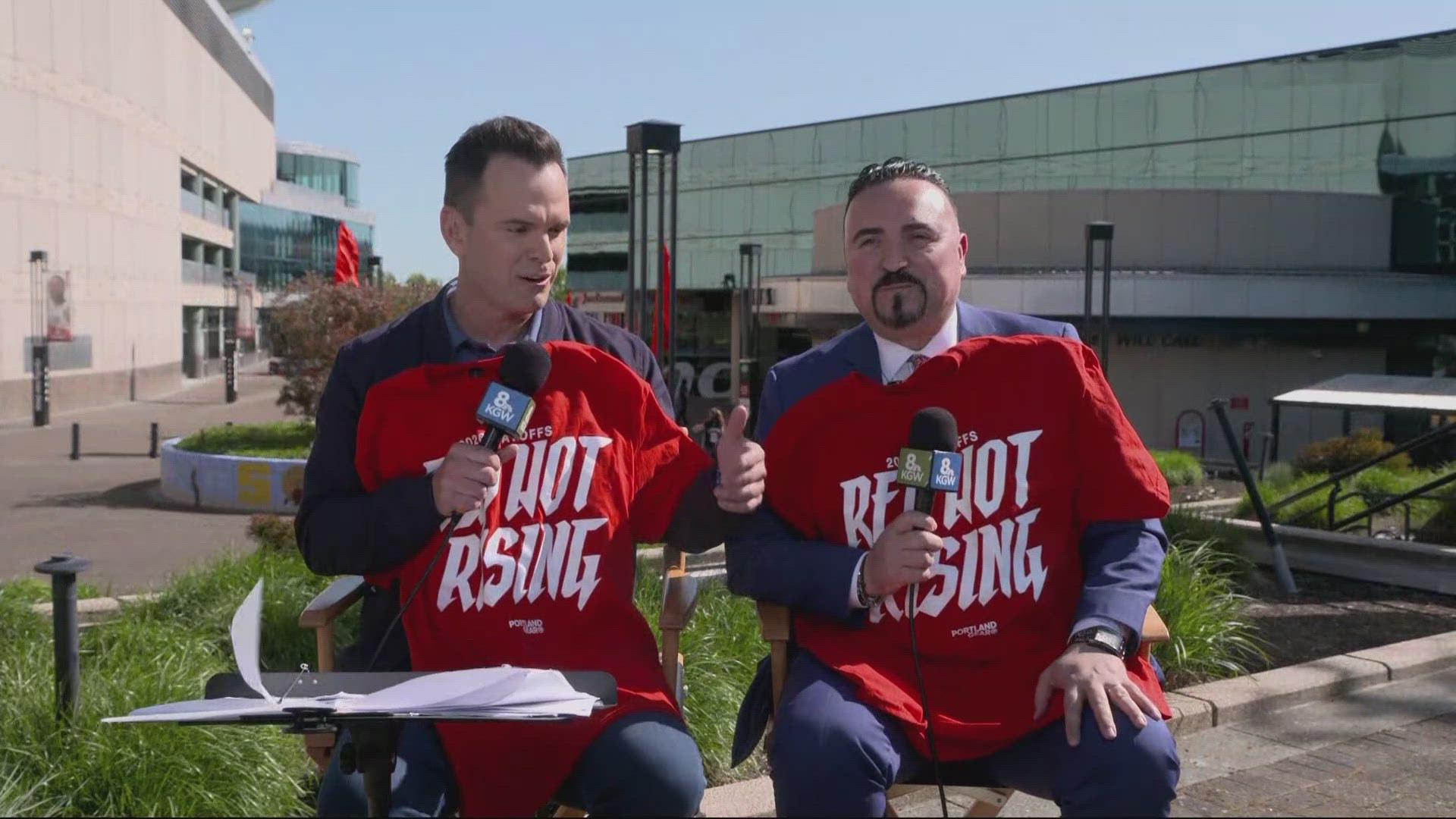 Trail Blazers fans pumped for Portland's first real home playoff game ...