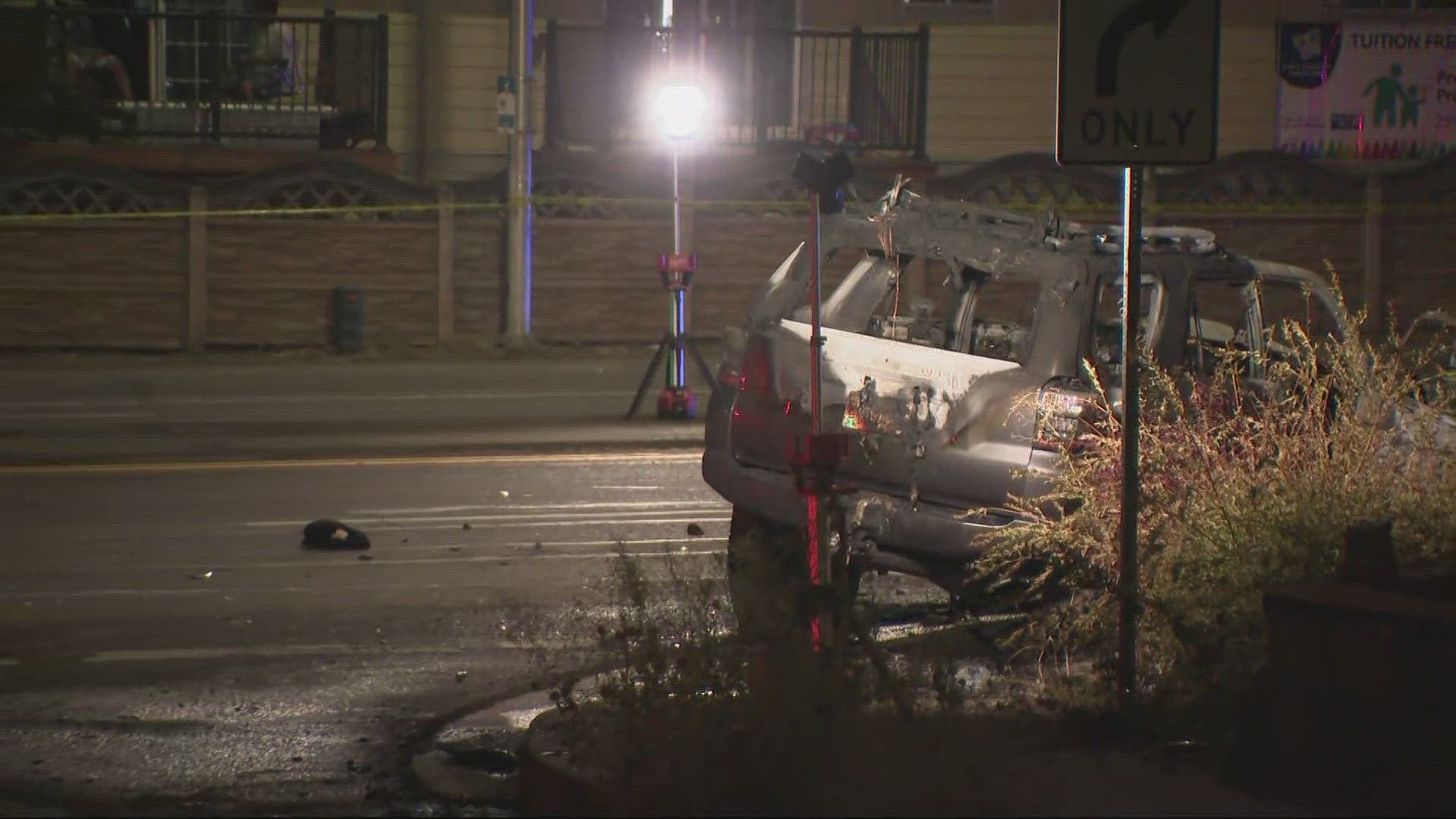 One dead in Gresham crash as vehicles catch fire | kgw.com