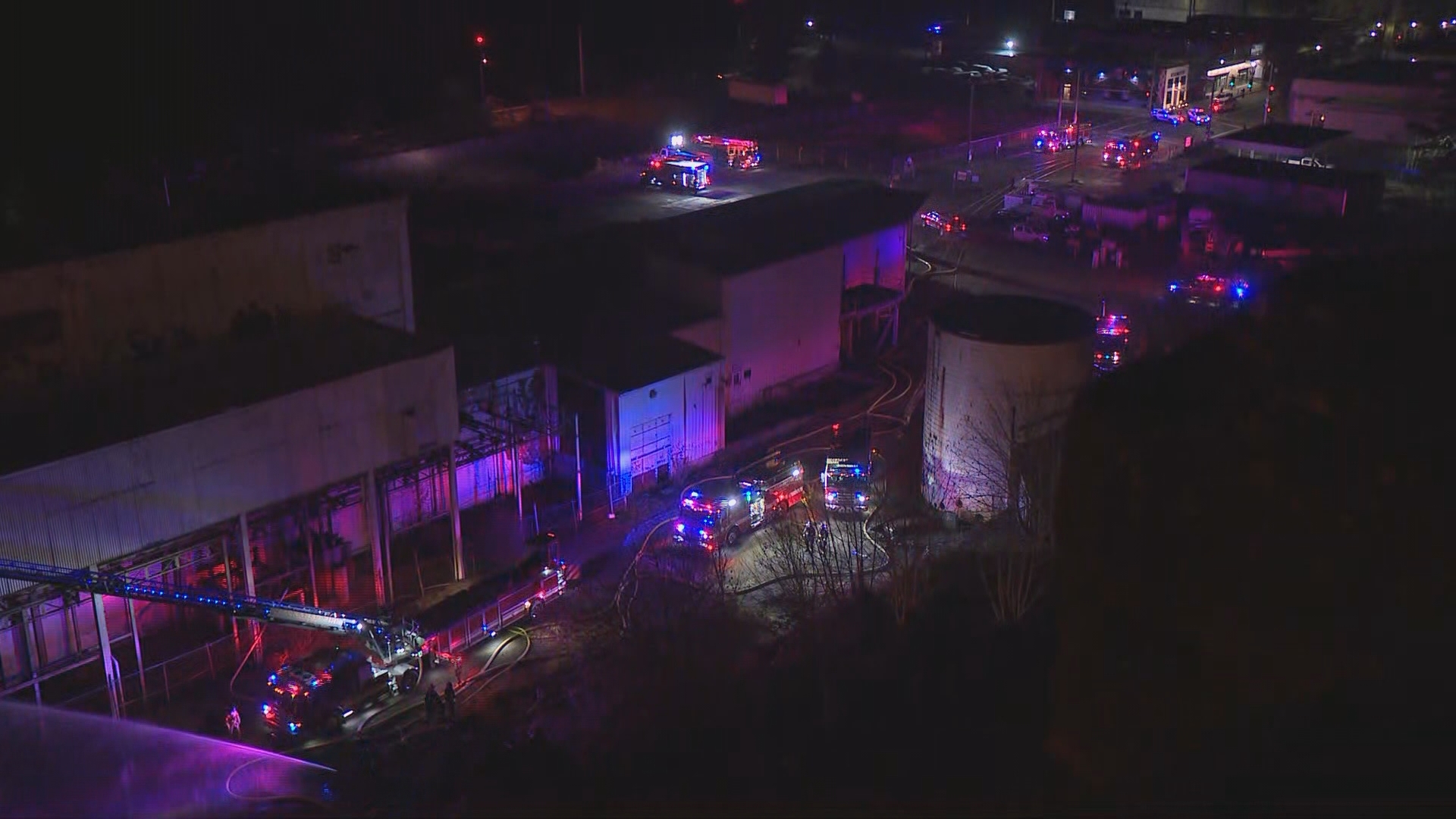 Massive fire breaks out at old Blue Heron paper mill | kgw.com