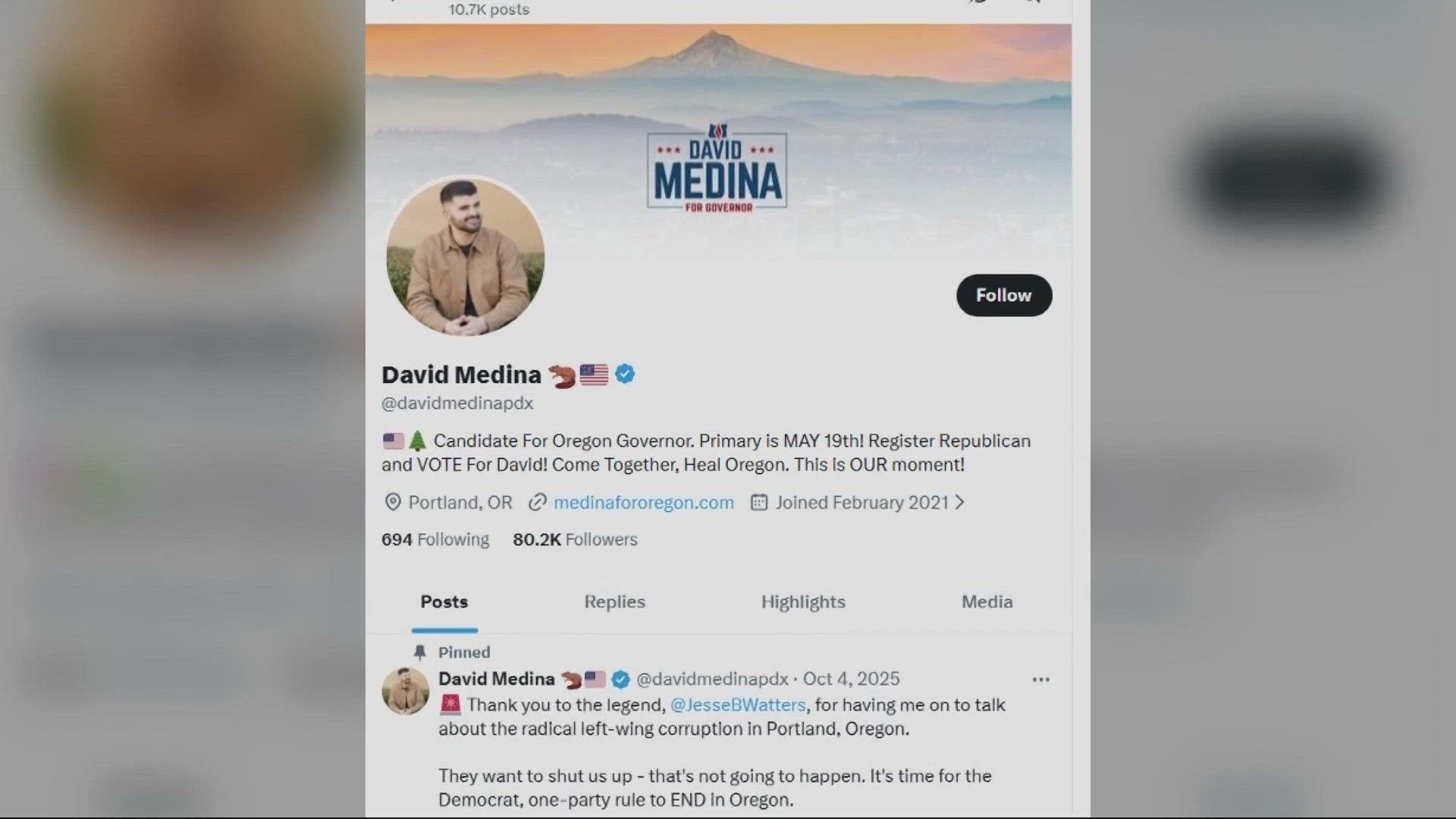 Man charged in Jan. 6 riot now running for governor of Oregon | kgw.com