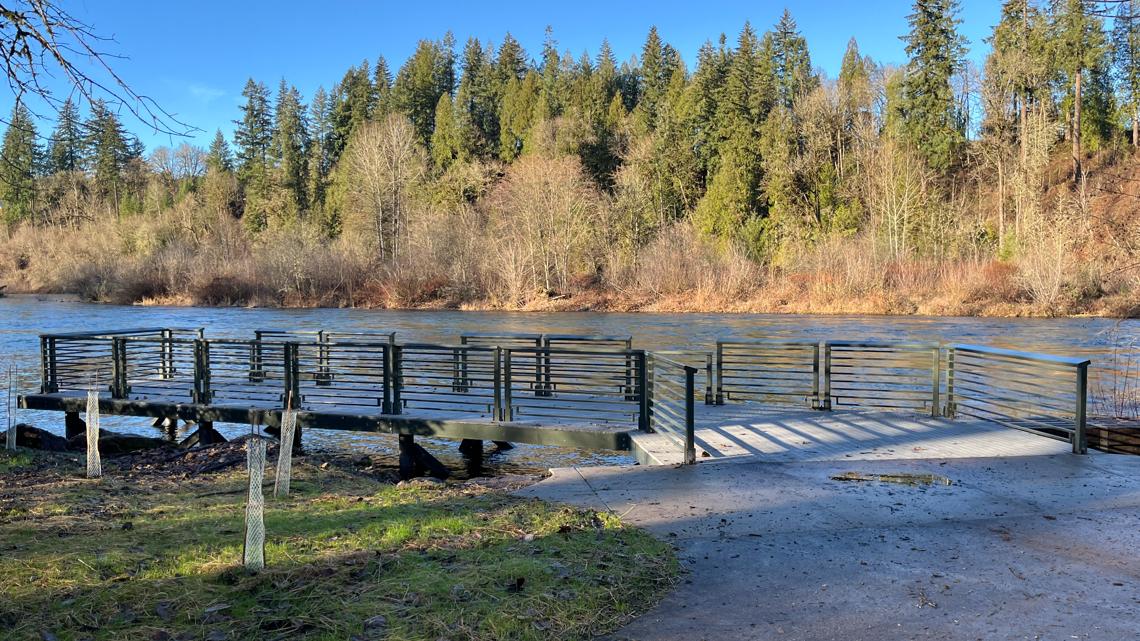 ADA-compliant fishing platform opens at Clark County's Haapa Boat ...