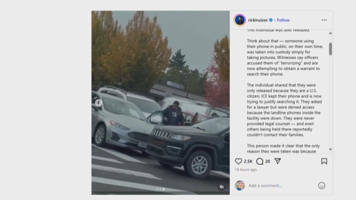'Very inhumane': Woman details hours-long ICE detainment after taking ...