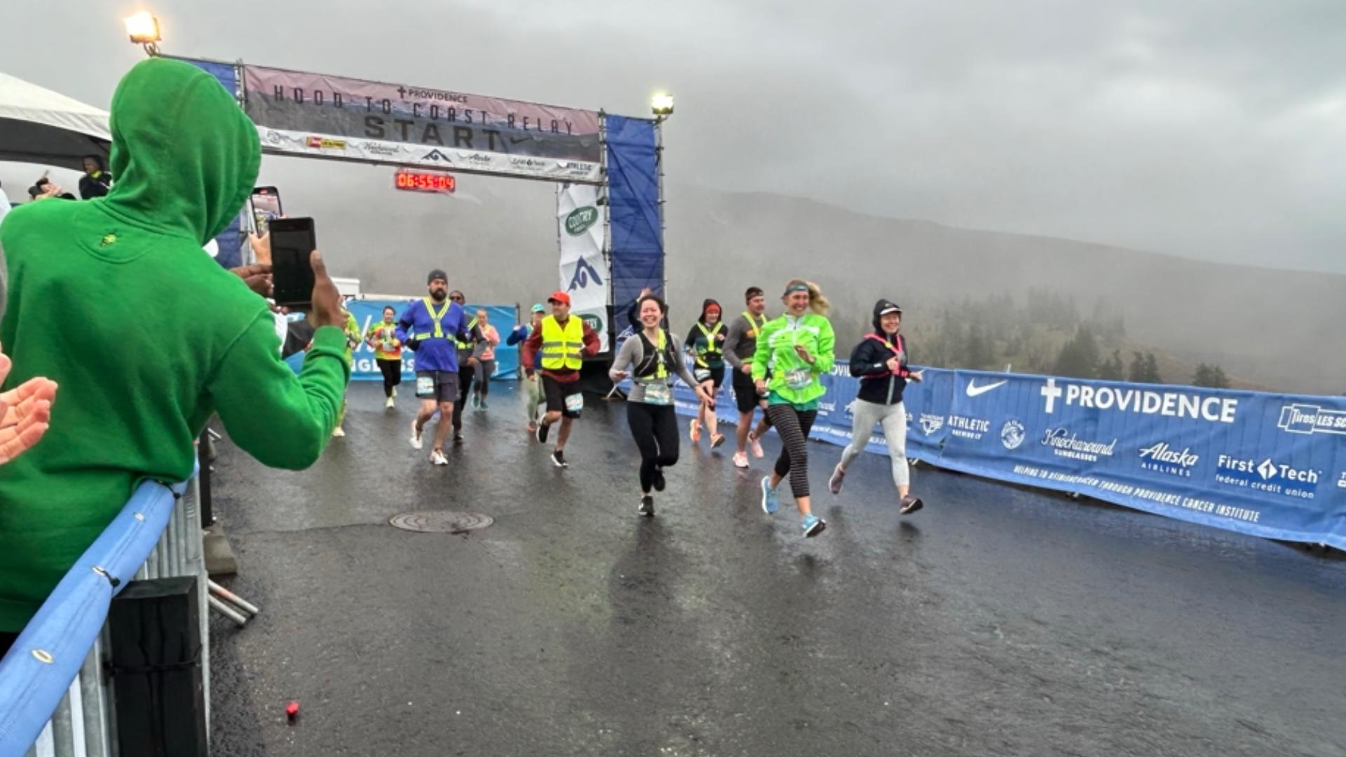 Hood to Coast relay runners take off | kgw.com