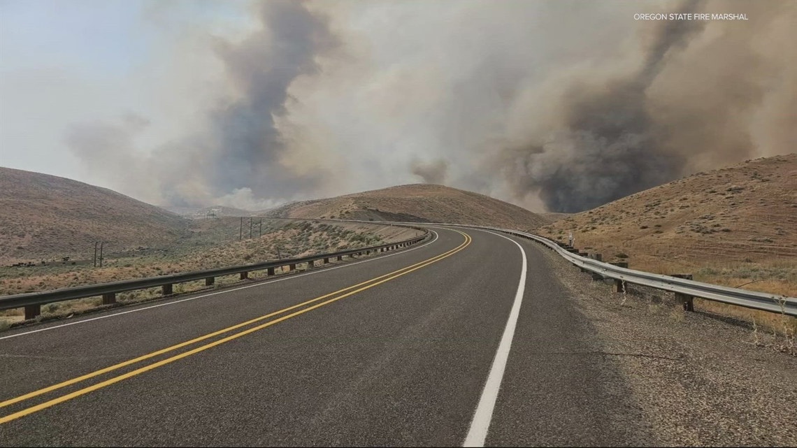 Cow Valley Fire in Eastern Oregon burns 83K acres | kgw.com