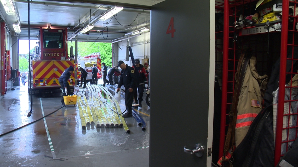 Portland firefighters scrub, inspect equipment during annual readiness ...