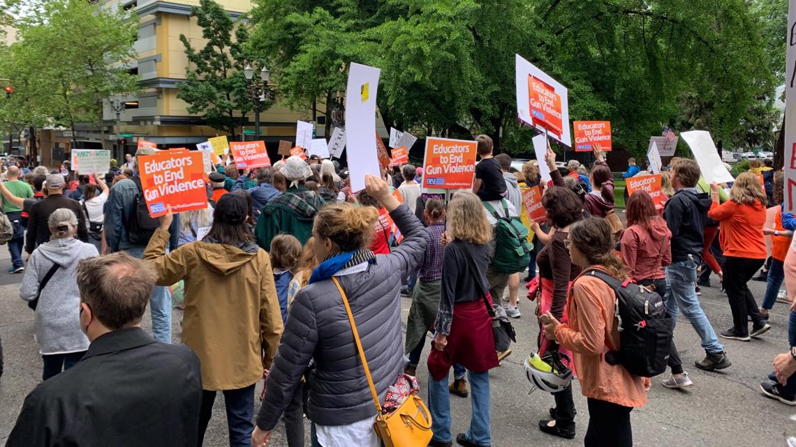 Thousands gather across Portland metro for March For Our Lives | kgw.com