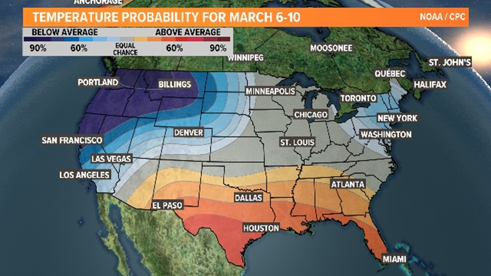 March forecast shows cold weather in Oregon likely to continue | kgw.com