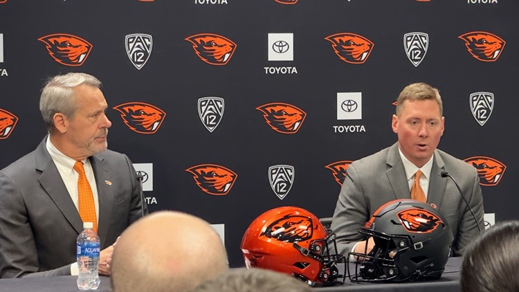 Oregon State announces Trent Bray as Beavers football coach | kgw.com