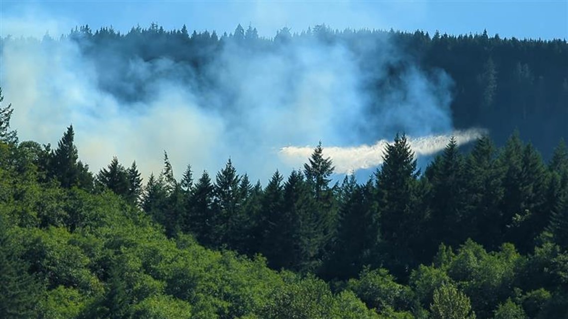 Broken Gate Fire has burned 25 acres in Clatsop County | kgw.com