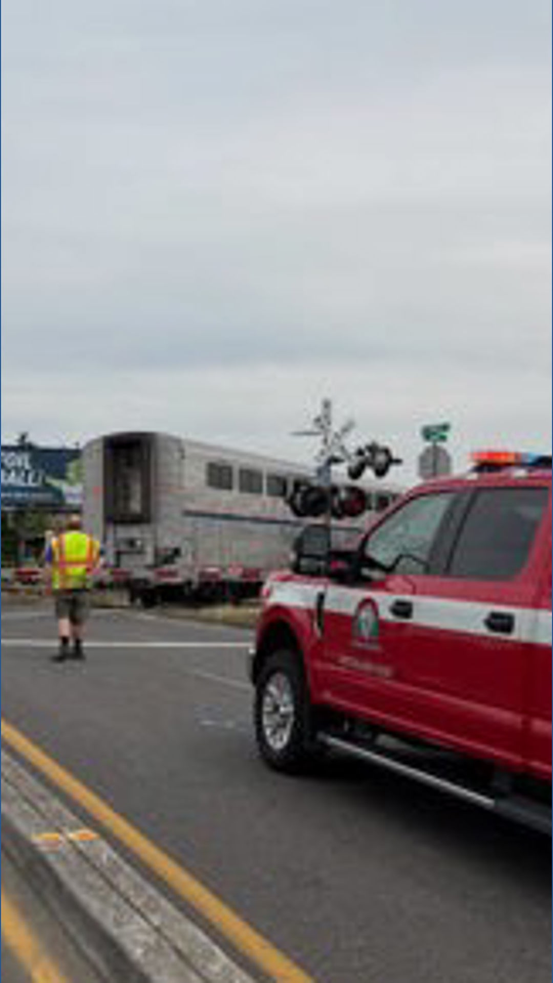 Woman dead after Amtrak train and vehicle crash in Milwaukie | kgw.com