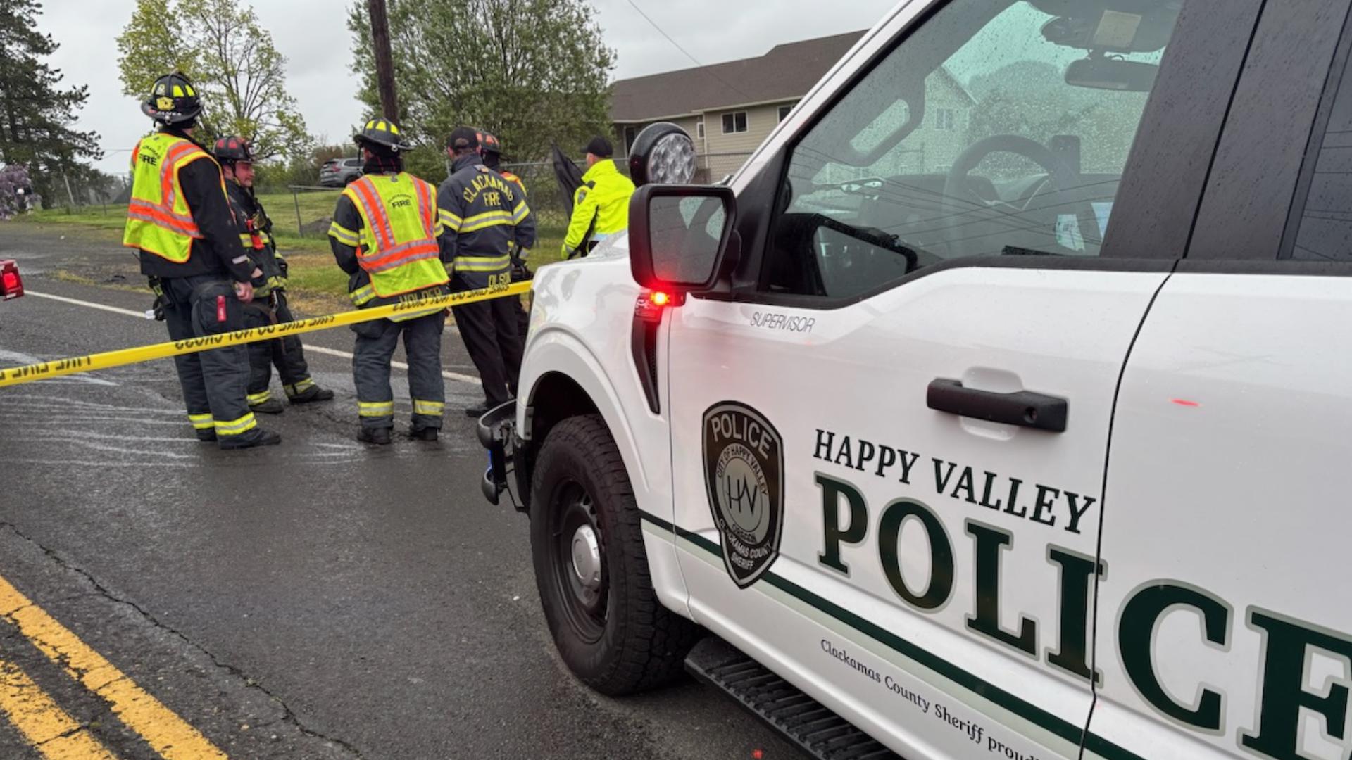 One dead, another critically injured in Happy Valley crash | kgw.com