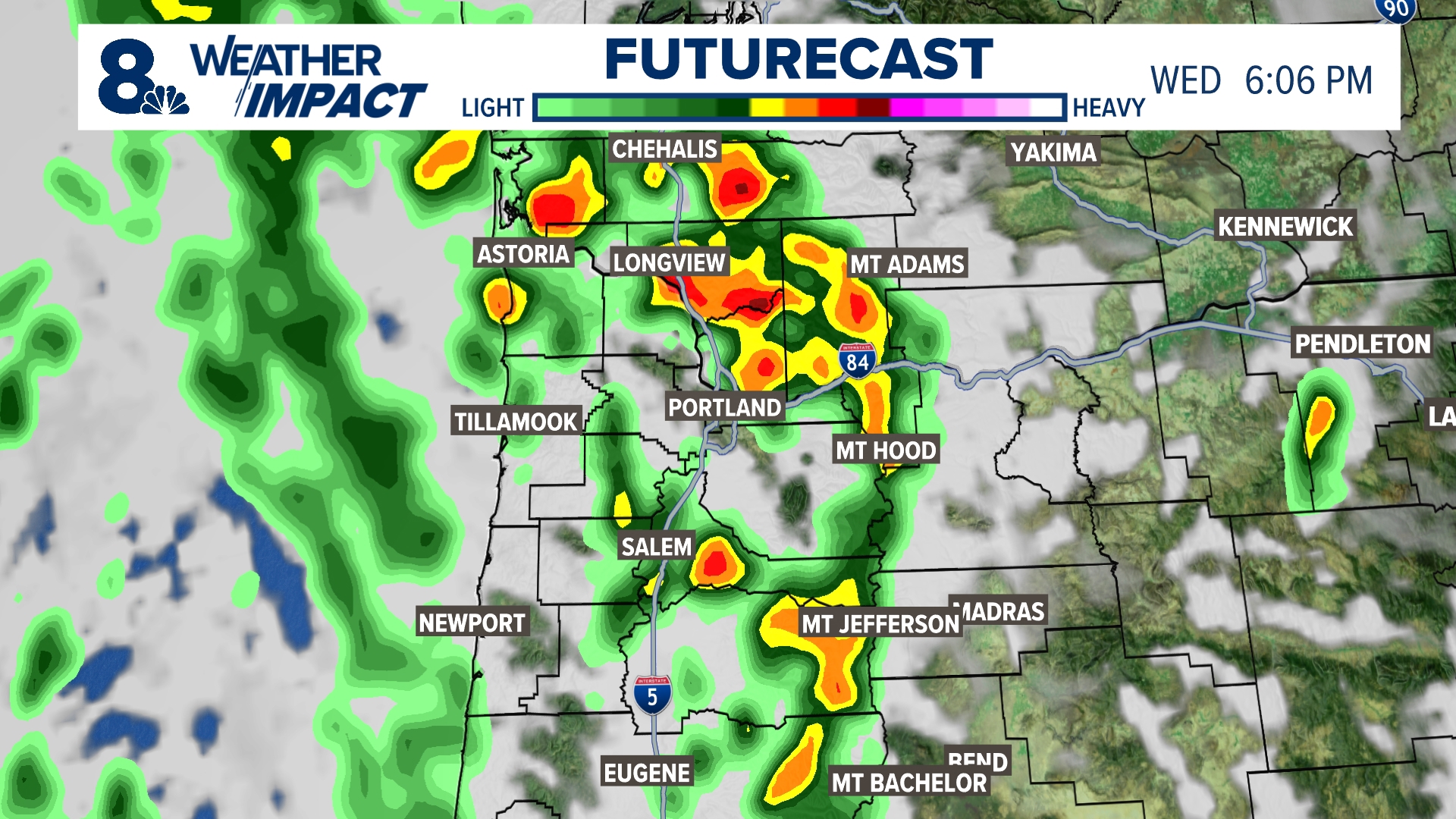 Weather Impact Alert: Thunderstorms in Portland Wednesday afternoon ...