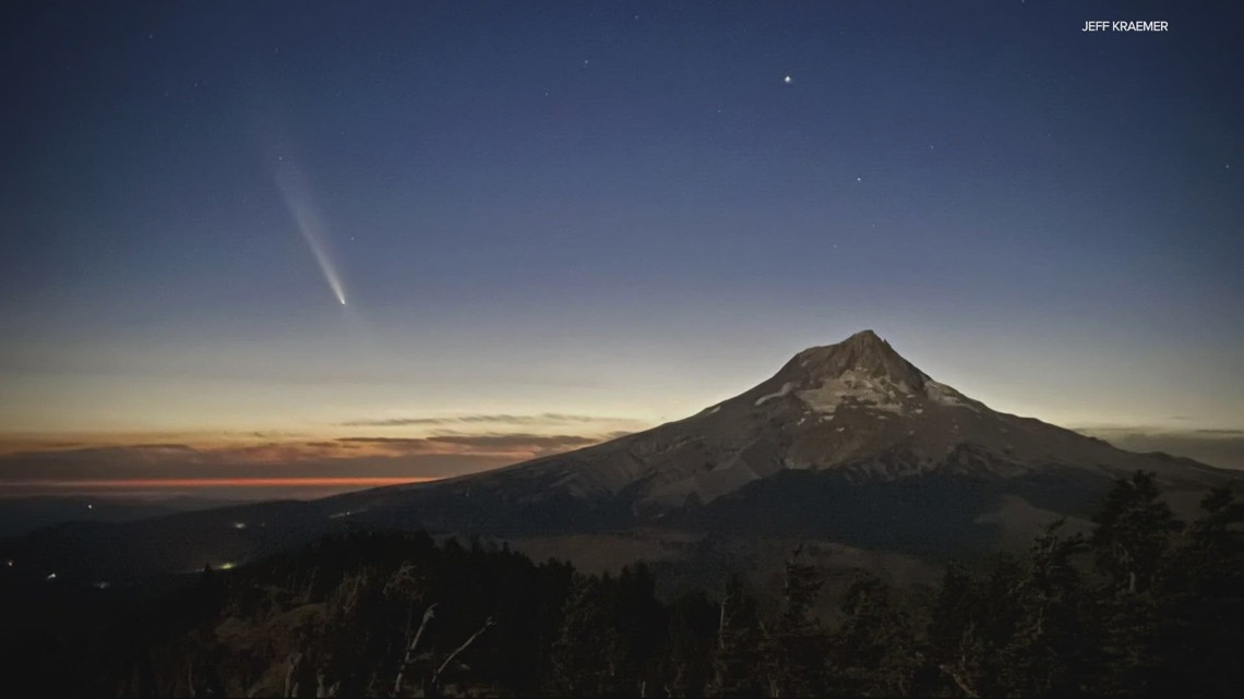 Rare comet spotted over Oregon | kgw.com