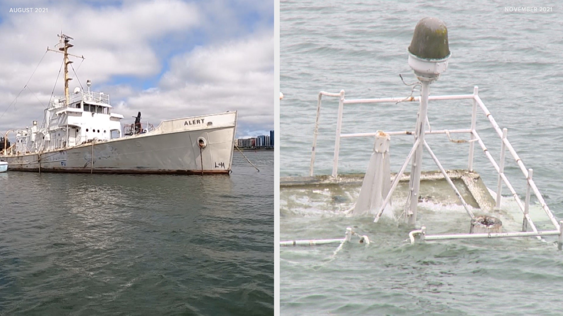 Coast Guard to remove sunken ships off Hayden Island | kgw.com