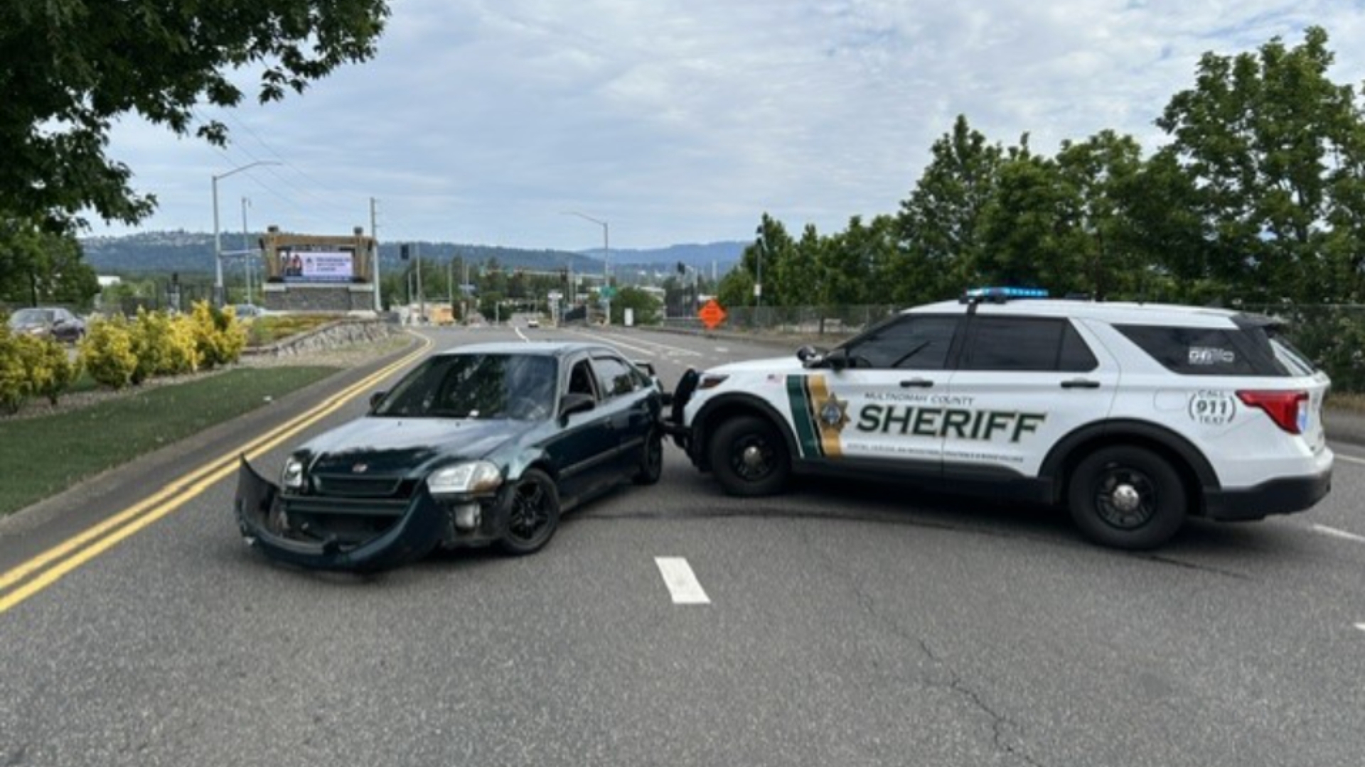 Man accused of ramming deputy's SUV with stolen car in Wood Village ...