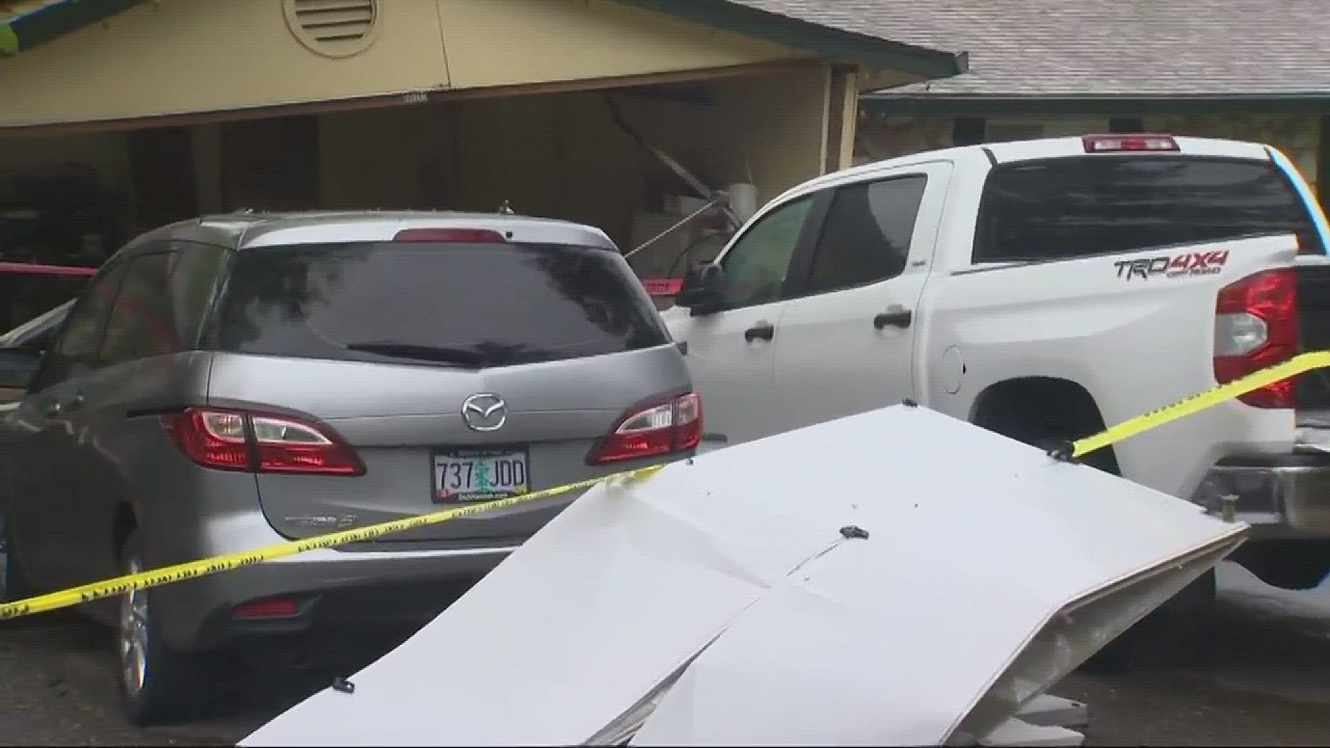 Alleged hash oil explosion blows up Beaverton garage, 1 arrested | kgw.com