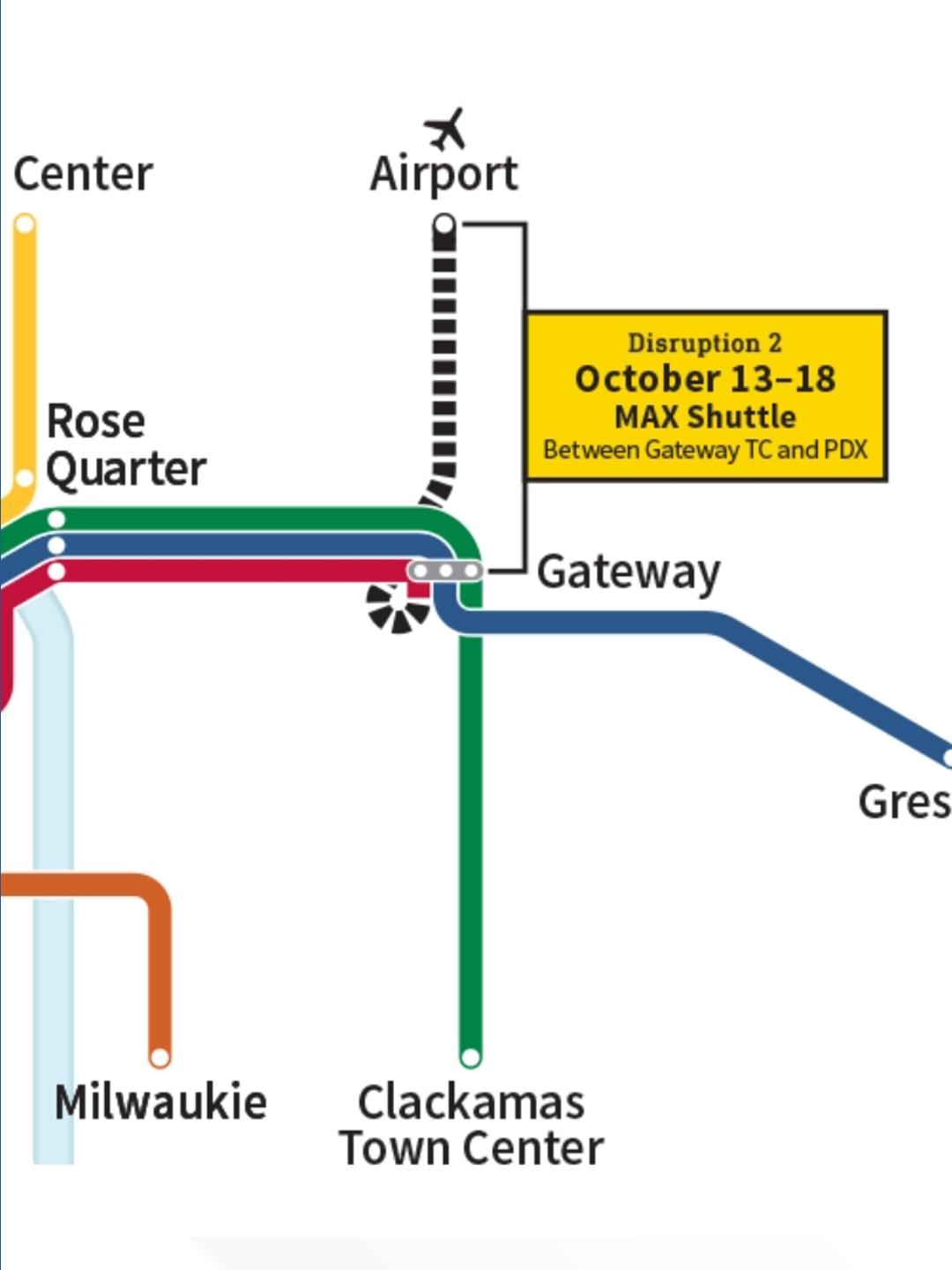 MAX Red Line to Portland Airport closed until Saturday | kgw.com