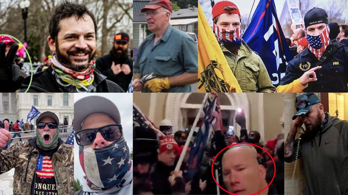 These are the capitol riot suspects from Oregon and SW Washington | kgw.com