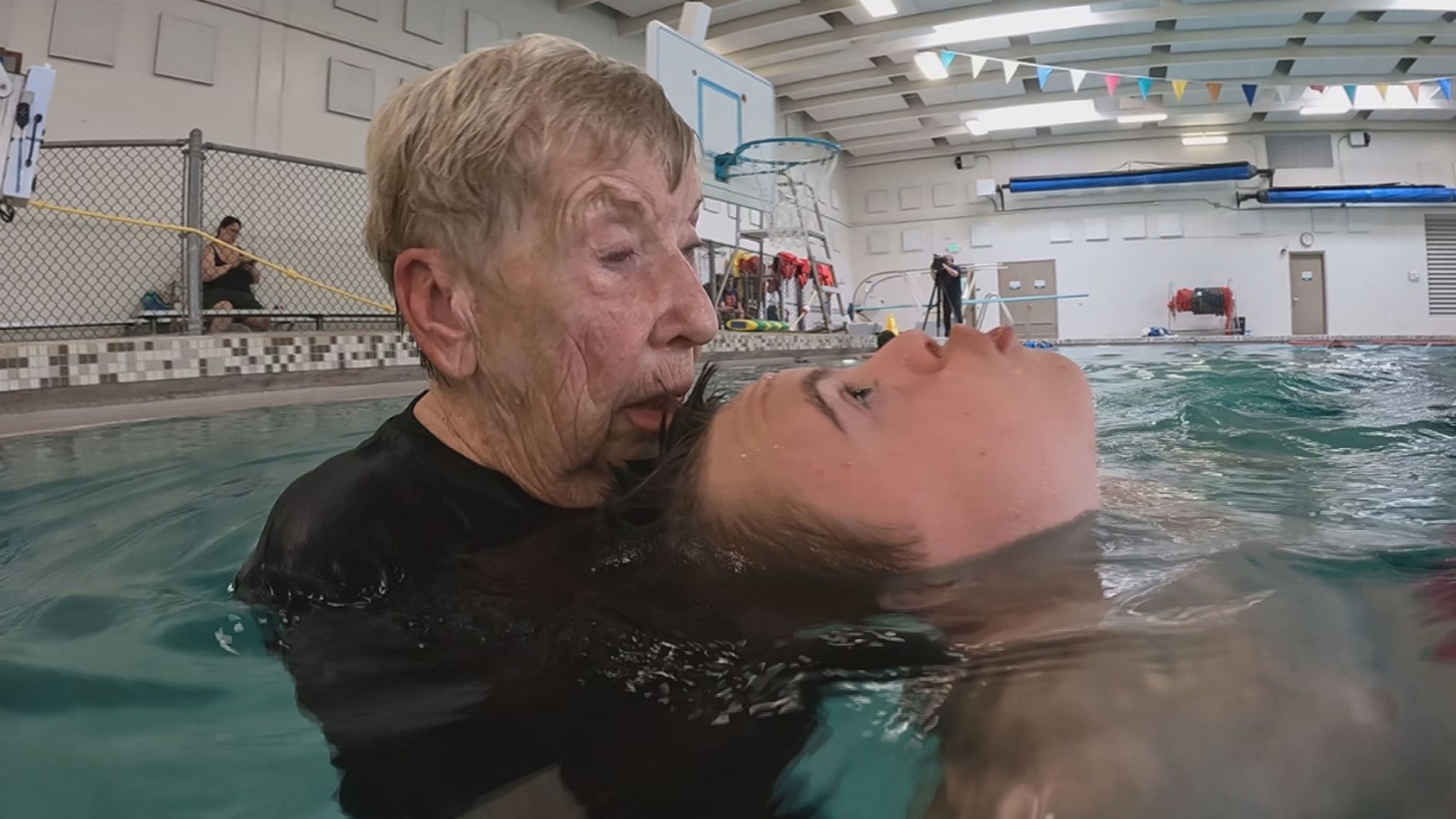 94-year-old Gwen Foley inspires Portland through adaptive swimming ...