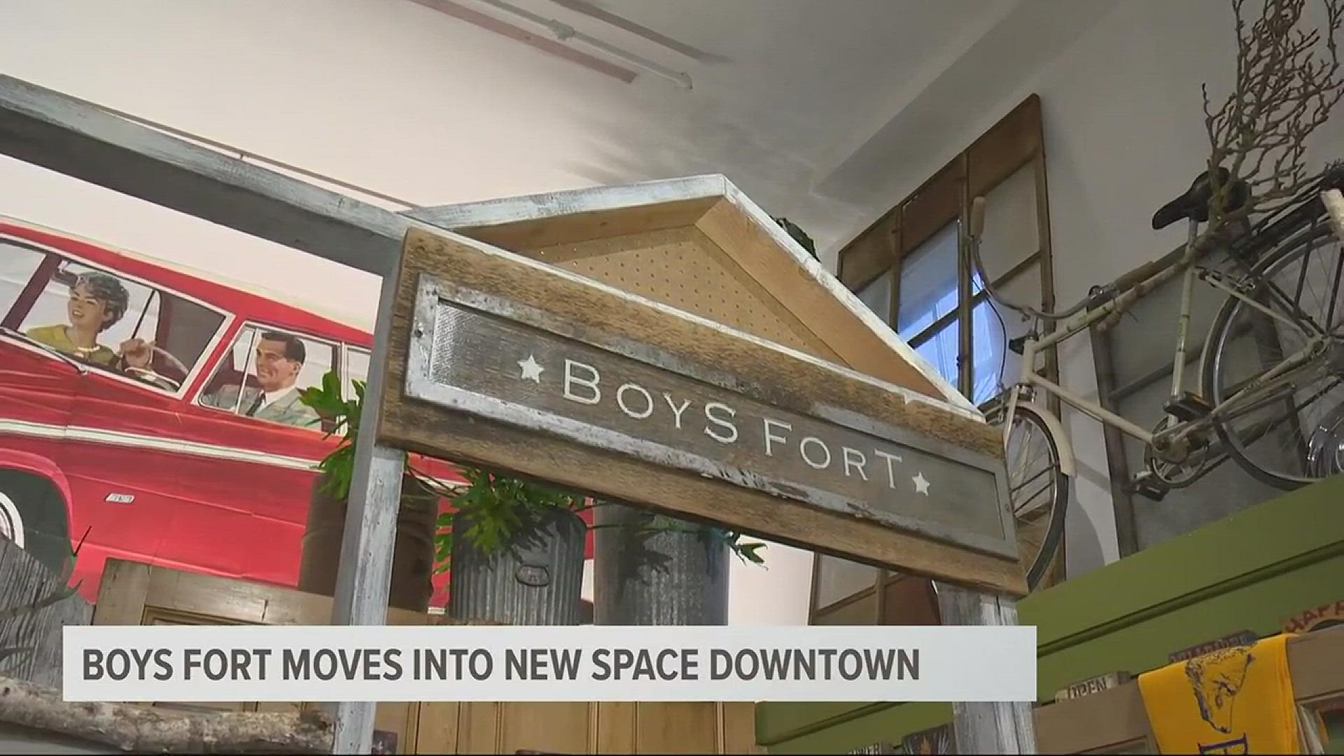 Boys Fort opens new downtown shop | kgw.com