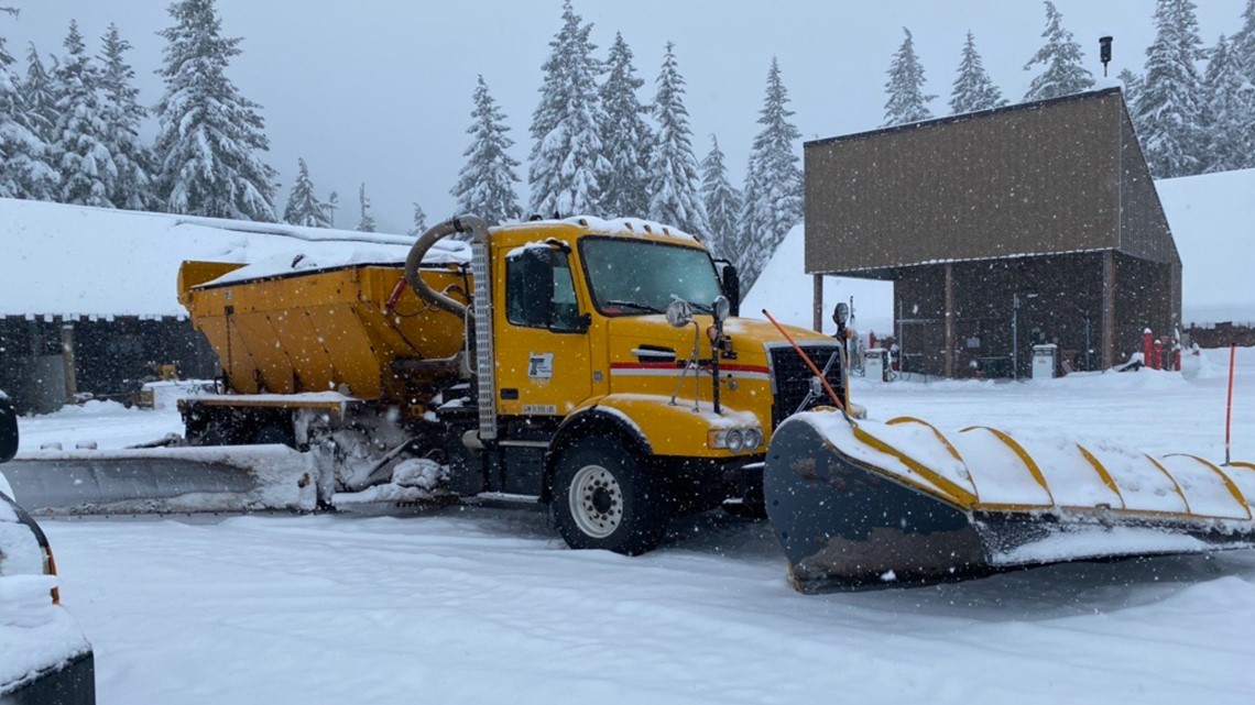 First blizzard warning for Cascades since 2012, NWS reports | kgw.com
