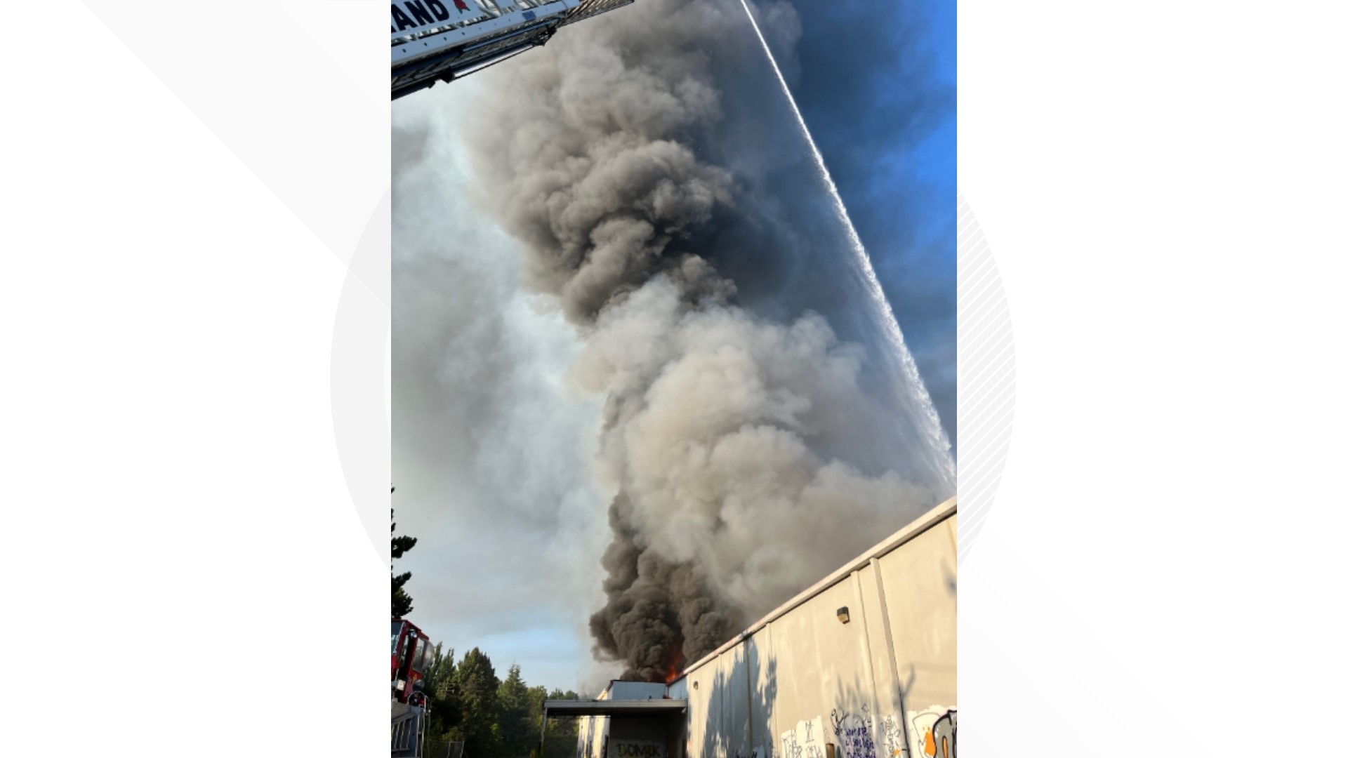 Former Kmart in Northeast Portland destroyed by fire | kgw.com