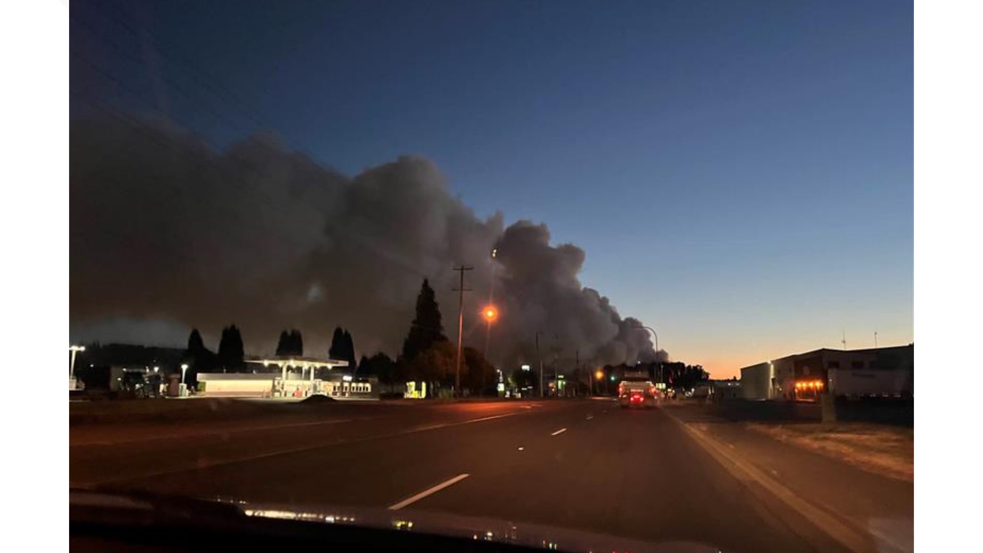 Firefighters report progress at Longview wood chip plant fire | kgw.com