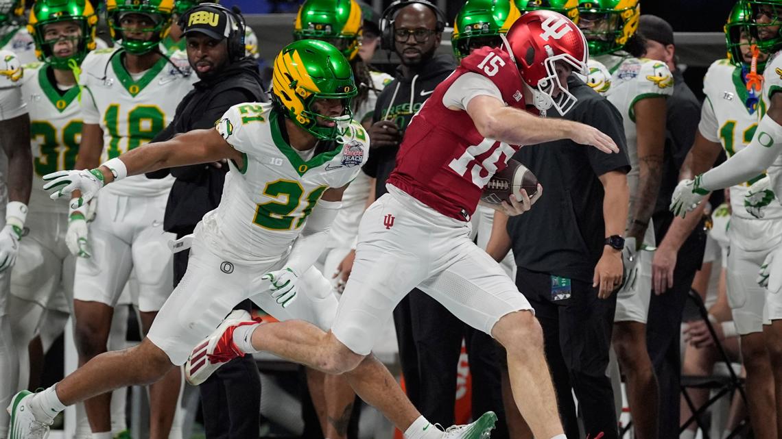 Oregon vs. Indiana live updates: Peach Bowl real-time score and key ...