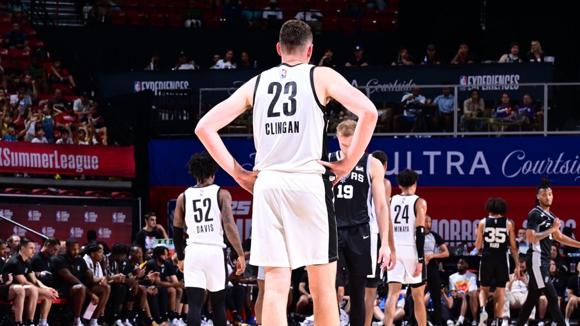 Here's how Donovan Clingan fared in debut at NBA Summer League | kgw.com