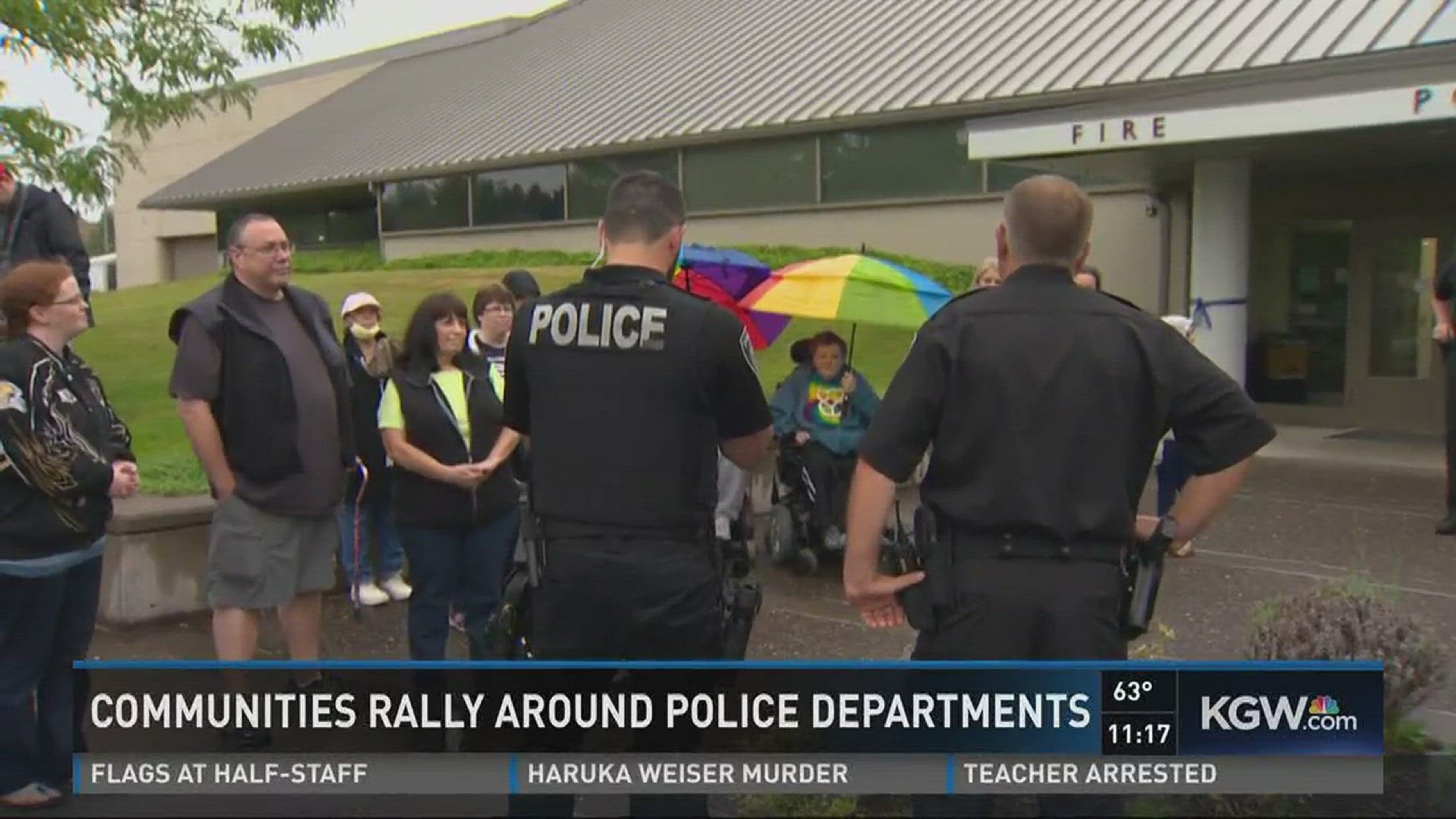 Local police departments receive outpouring of support from communities ...