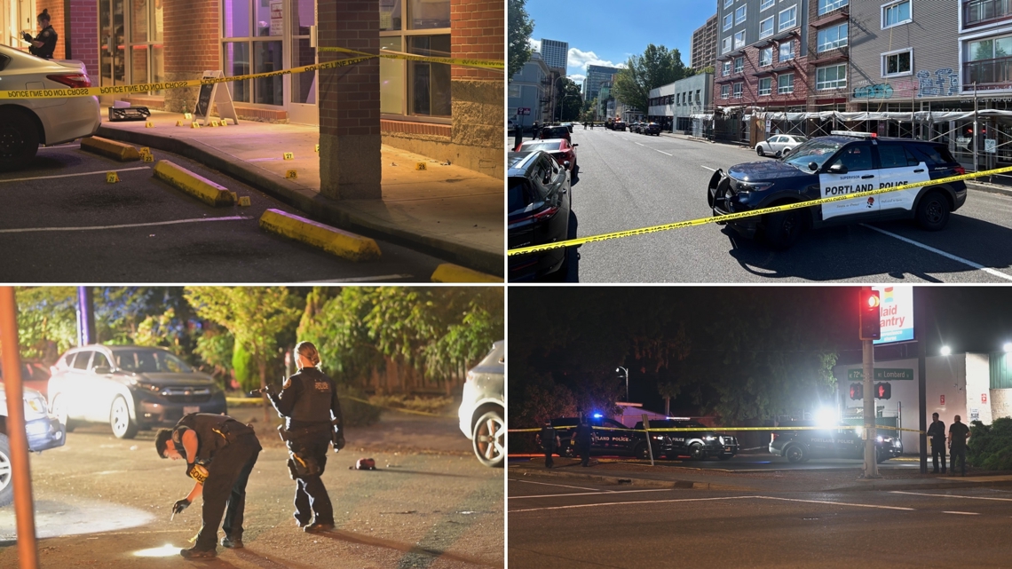 7 wounded in 4 separate shootings across Portland | kgw.com