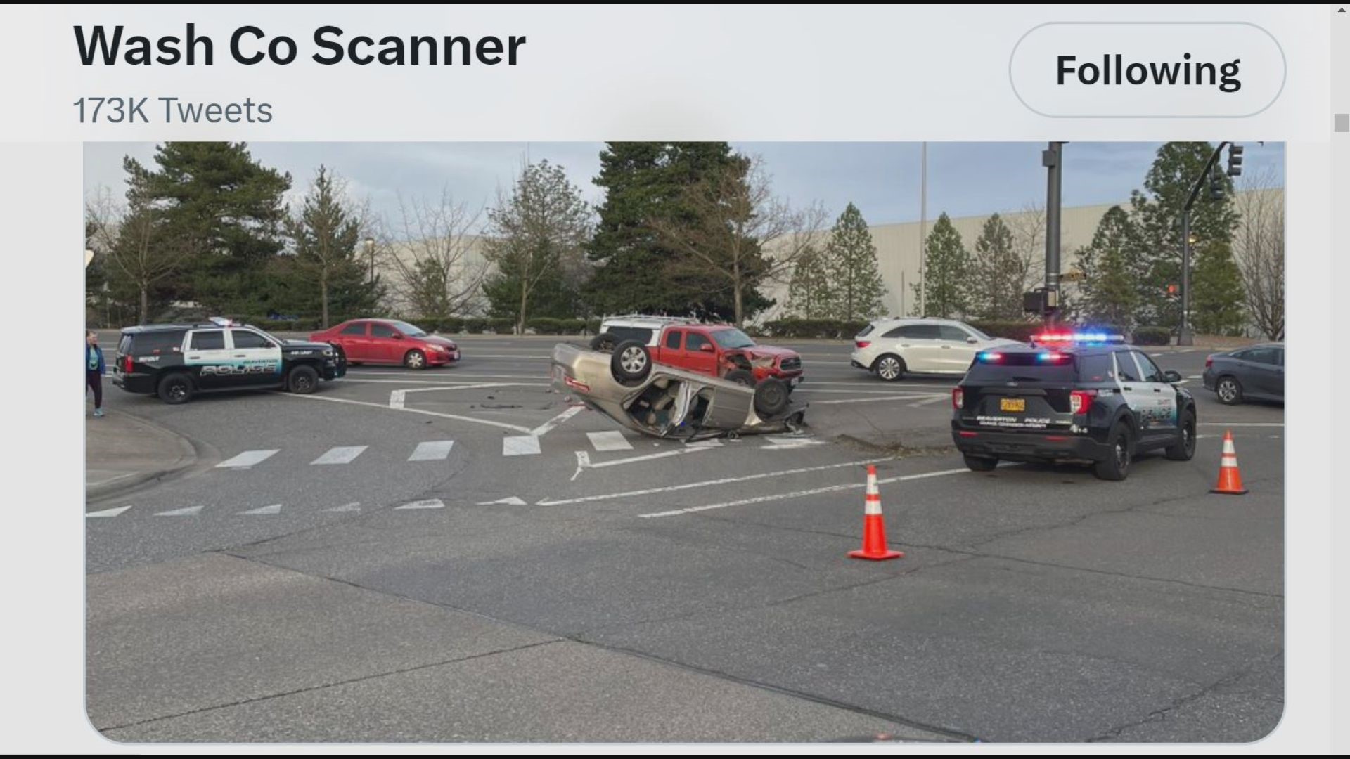 Teenagers stop to help crash victims, rescue baby from car | kgw.com