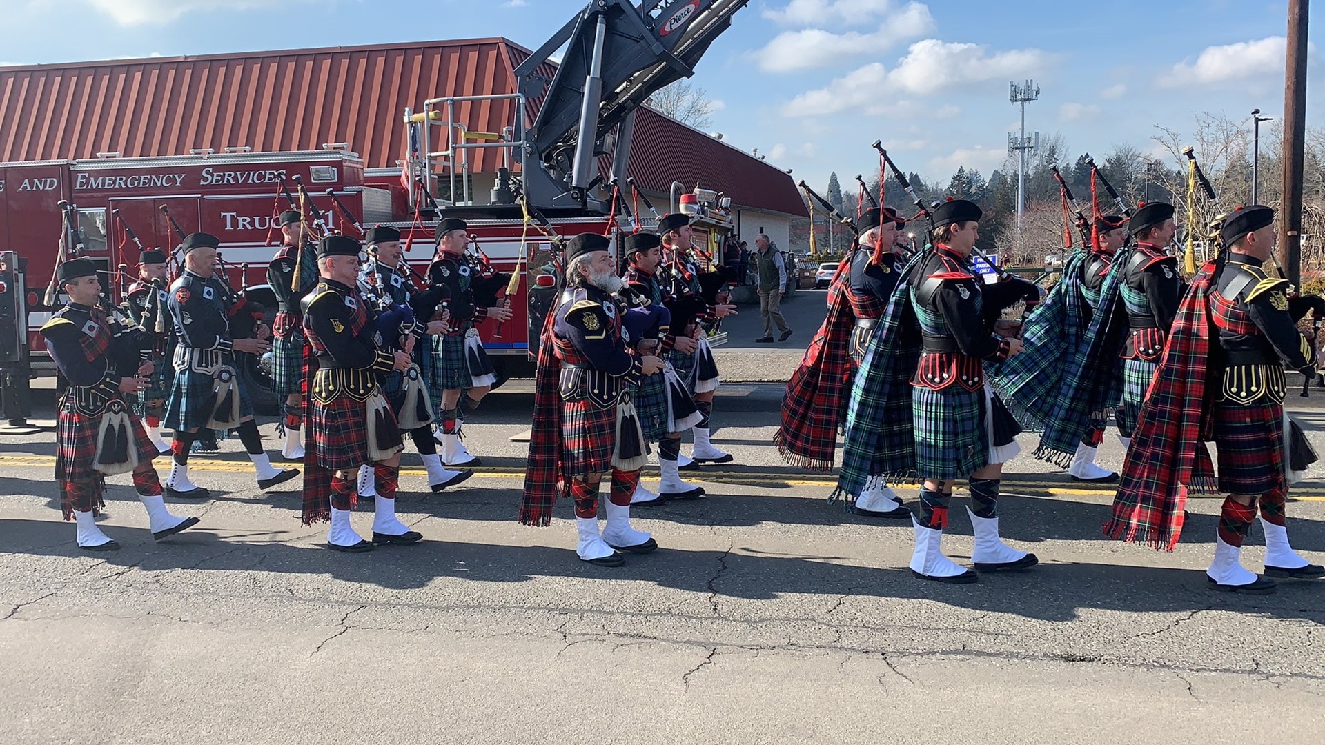Fallen Gresham firefighter honored with procession Wednesday | kgw.com