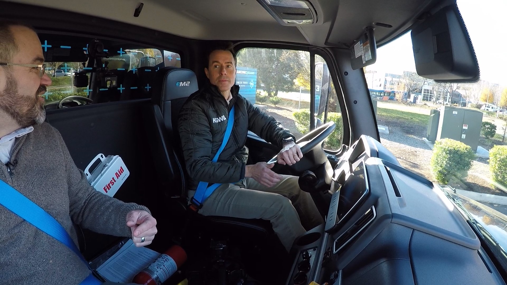 Oregon shipping company adds all-electric trucks to fleet | kgw.com