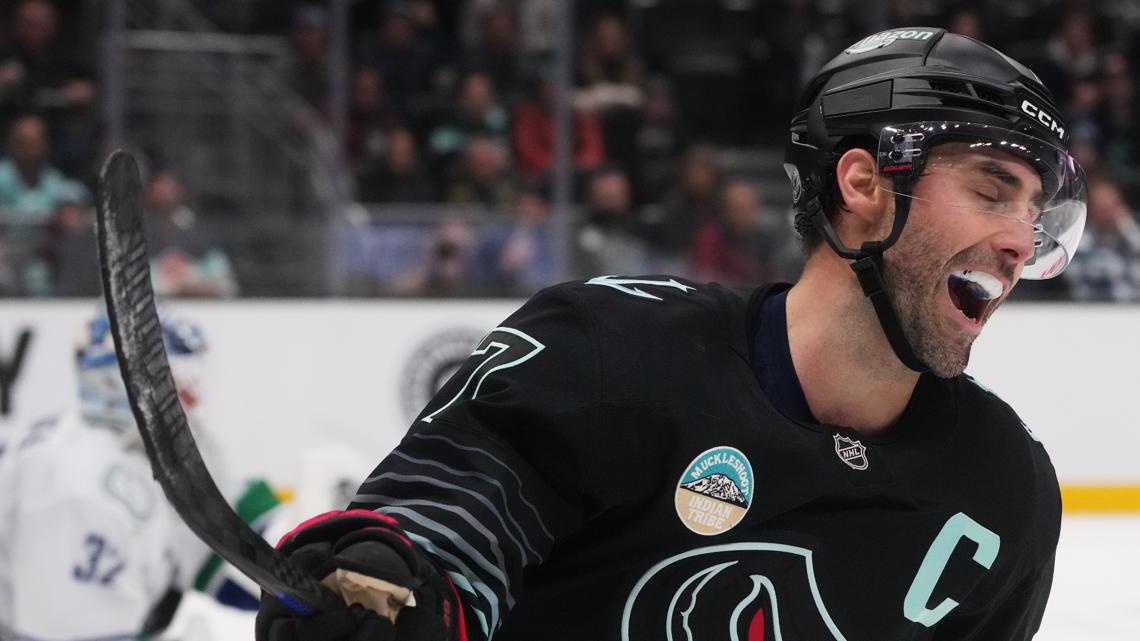 Liam Ohgren scores lone shootout goal to lift Canucks past Kraken, 3-2 ...